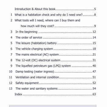 Do Your Own Caravan or Motorhome Habitation Check