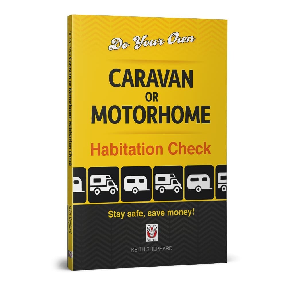 Caravan or motorhome habitation check service - do it yourself book.